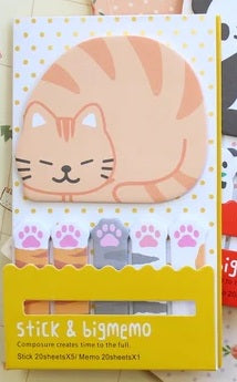 Stick & BigMemo Cat Sticky Notes – Craftinest